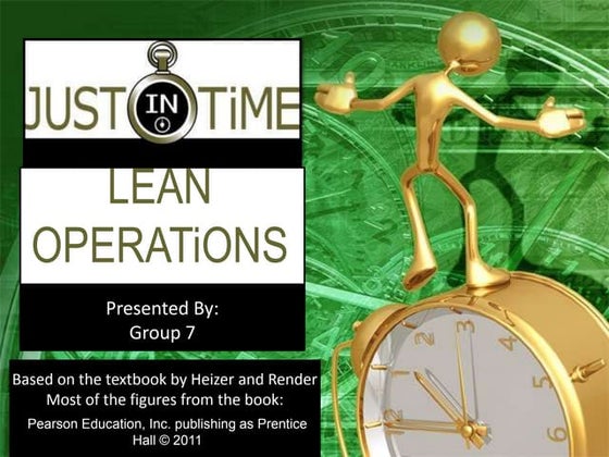 Lean manufacturing | PPT | Mechanical and Industrial Engineering ...