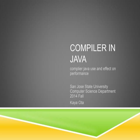 just in time JIT compiler
