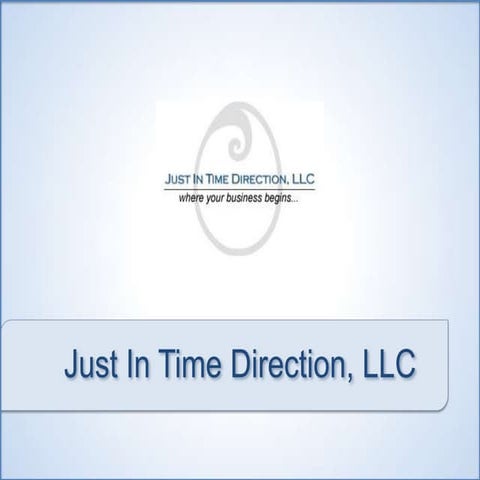 JITD kickoff web site presentation | PPT