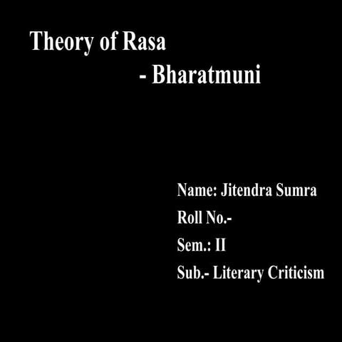 Jitendra sumra. literary criticism | PPT