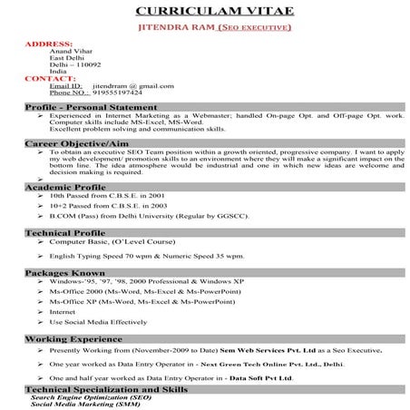 Resume Arshnoor | PDF