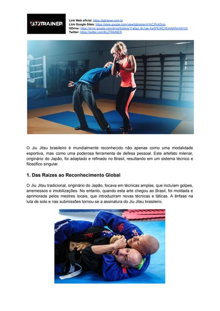 Types and Benefits of Brazilian Jiu Jitsu | PDF