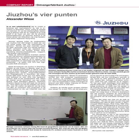 Jiuzhou | PDF | Home Entertainment Systems | Consumer Electronics