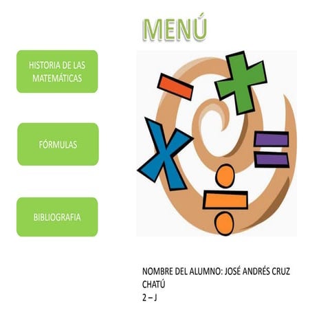 Presentación de las matemáticas | PPTX