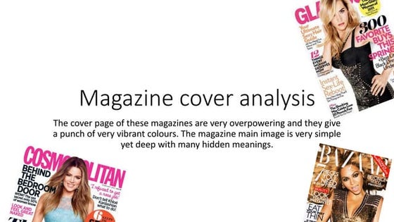 Magazine Cover Analysis | PPT