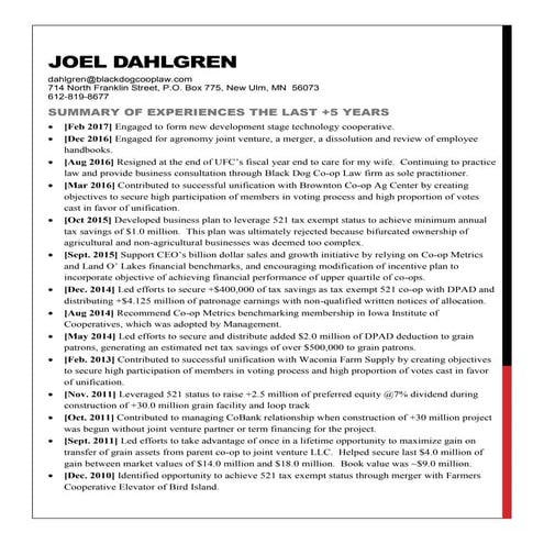 JJD Resume Feb 2017 | PDF