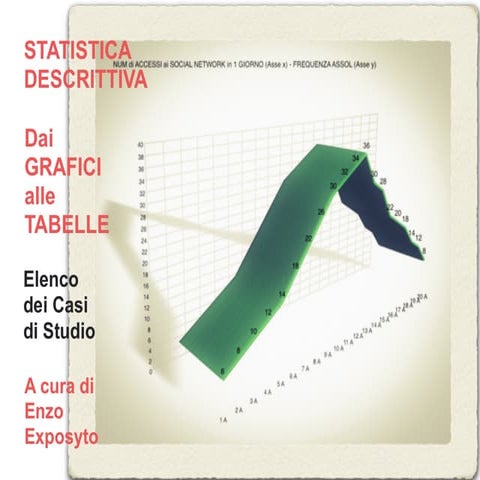 STATISTICA DESCRITTIVA - dai GRAFICI alle TABELLE - ELENCO dei CASI di ...