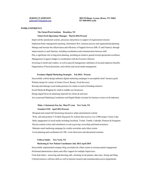 Lisa Menner Resume | PDF
