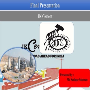 JK CEMENT | PPTX