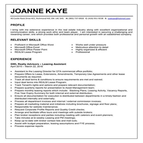 Jk la resume | PDF