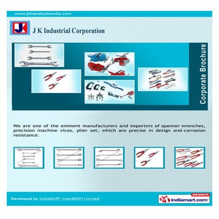 J K Industrial Corporation, Ludhiana, Double Open End Spanner | PDF