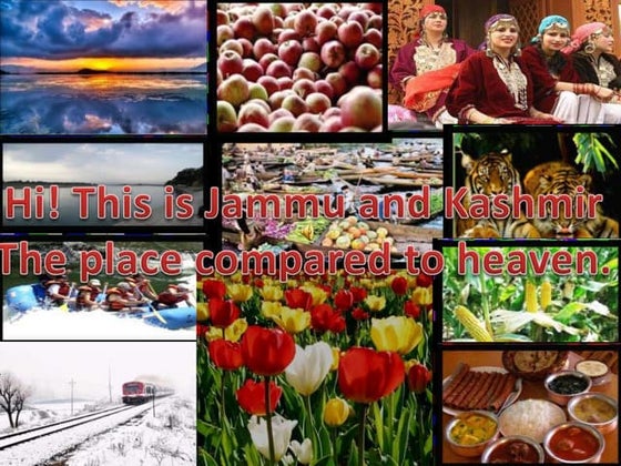 Jammu & kashmir ppt | PPTX | Geography | Science
