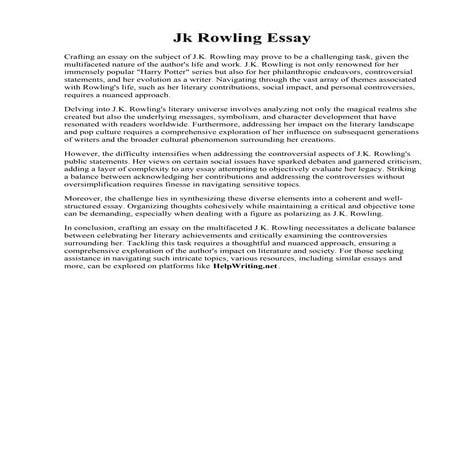 Jk Rowling Essay.pdf