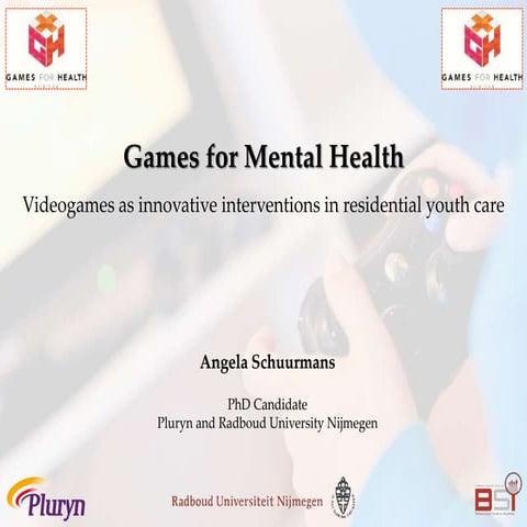 Games for Mental Health. Videogames as Innovative Interventions in ...