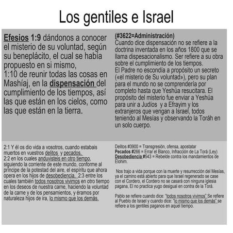 Jl los gentiles e israel | PPS