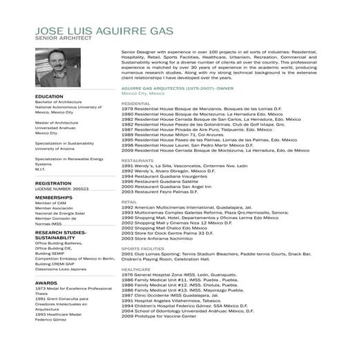 My Resume Jose Luis Aguirre | PDF
