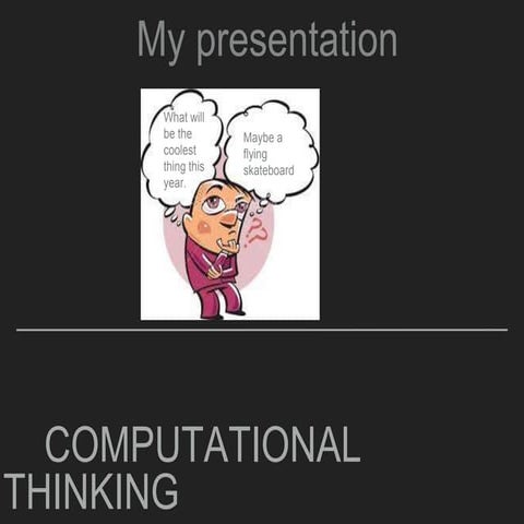 The Power Computational Thinking Ppt