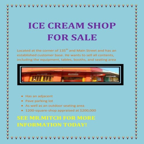Ice cream shop | DOCX