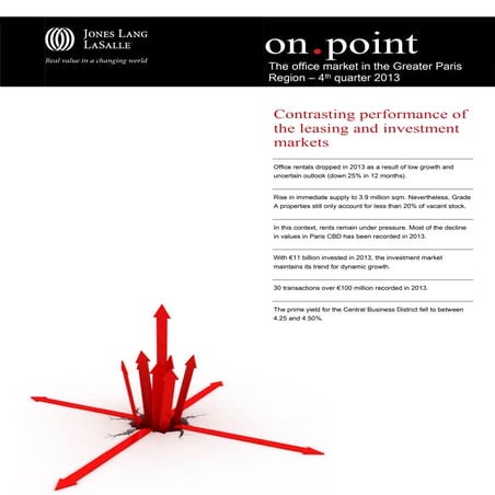 The office market in the Greater Paris Region – 4th quarter 2013 | PDF