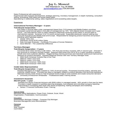 Jl Moncel | DOCX | Sales | Business