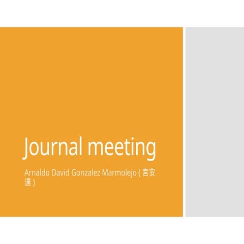 JM resistance press for journal meetings | PPTX