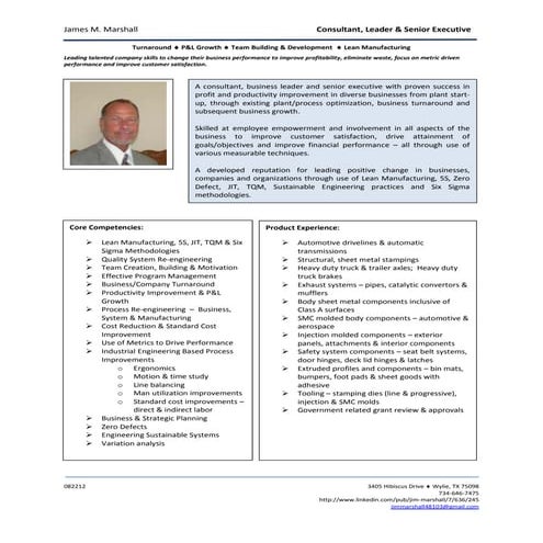 J marshall profile 082212 | PDF