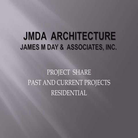 Jmda Architecture Residential | PPTX
