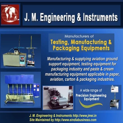 J. M. Engineering & Instruments | ODP