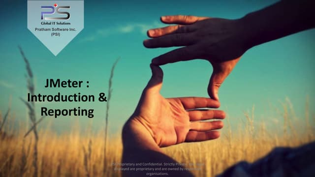 Jmeter Introduction And Reportingpptx Computer Software And Applications Computing