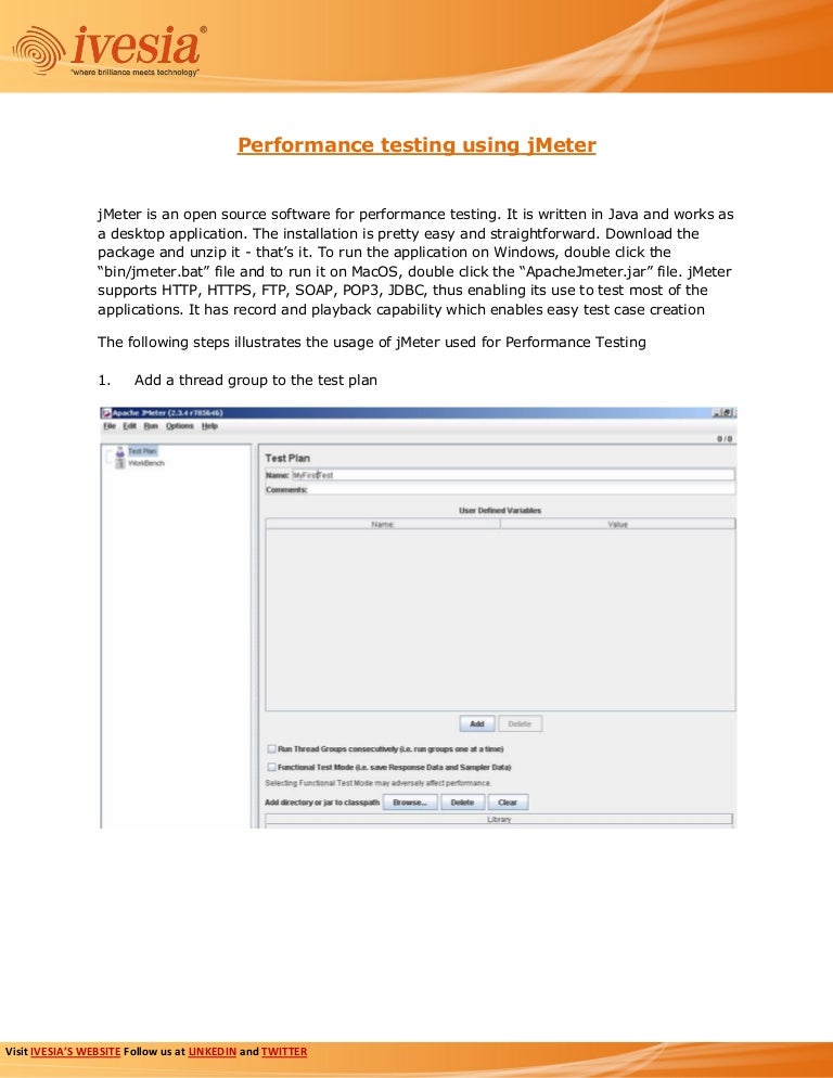 Performance Testing Using Jmeter
