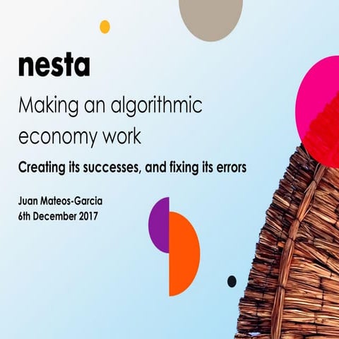 Making an algorithmic economy work | PPT