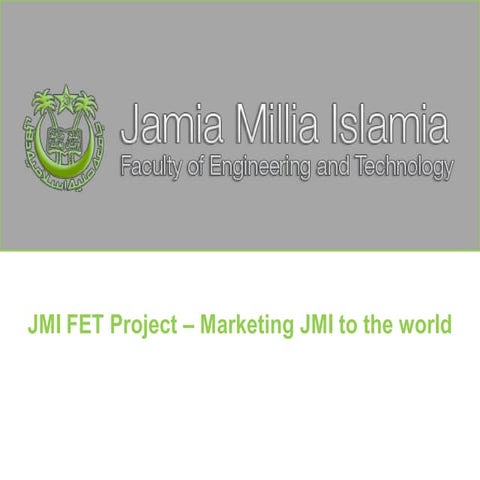 JMI FET | PPT