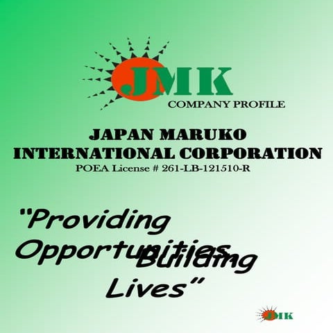 Jmk company profile | PPSX