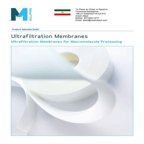 Ultrafiltration membranes | PDF