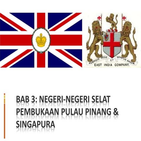 Negeri-negeri selat di Tanah Melayu | PPTX