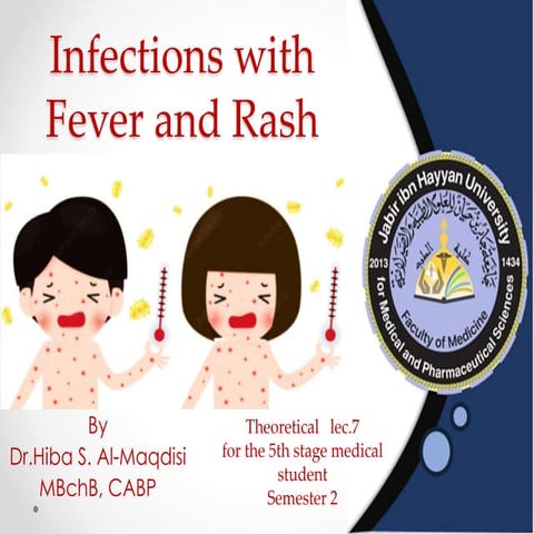 JMU fever and rash lec7.JMU.pdf neurology, internal medicine | PDF