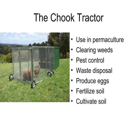 The chook tractor | PPT | Agriculture | Industries