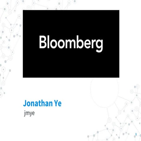 Bloomberg Company Presentation | PDF