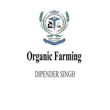 Dipender_Organic_Farmin msc final year presentation g.ppt