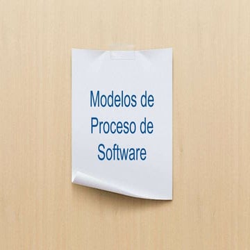 MODELOS DEL PROCESOS DE SOFTWARE | PPTX