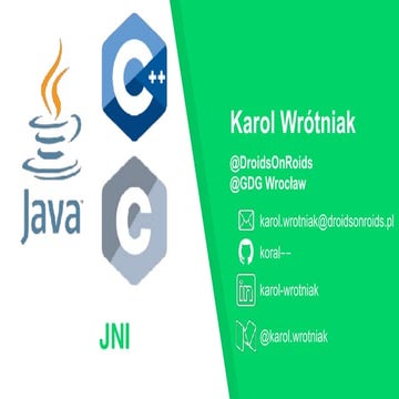 Jni Java And C In The Same Project Ppt 8020
