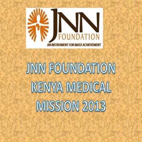 Jnn supports health care | PPT