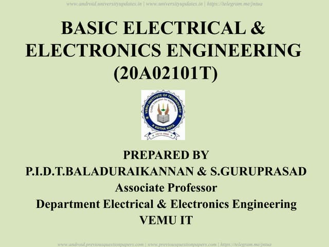 Network Analysis and Synthesis | PPTX