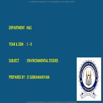 JNTUA Environmental Science - PPT Notes - R20.pdf