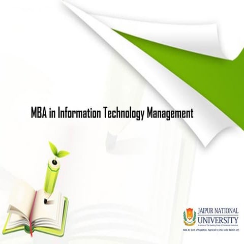 MBA in Information Technology Management | PPT