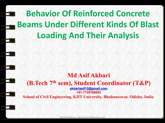 Blast Resistant Design | PPT