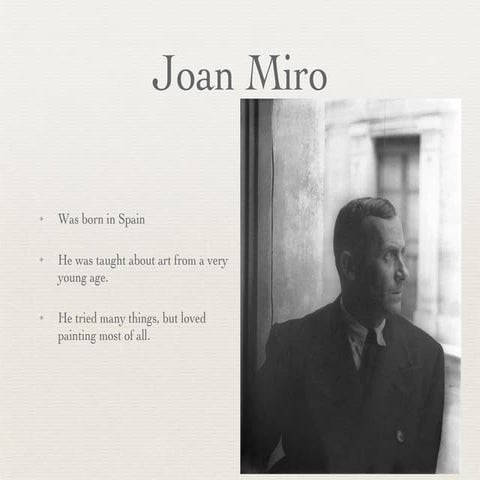 Joan miro | PPT