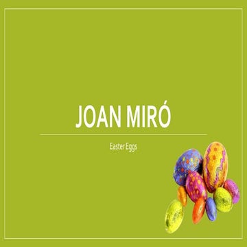 Joan miro easter egg | PPT