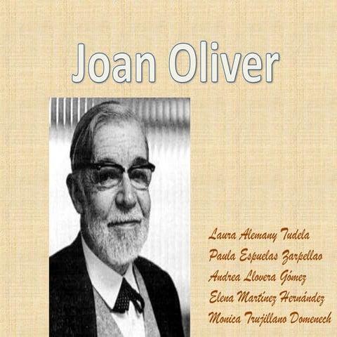 Joan oliver 3 | PPTX