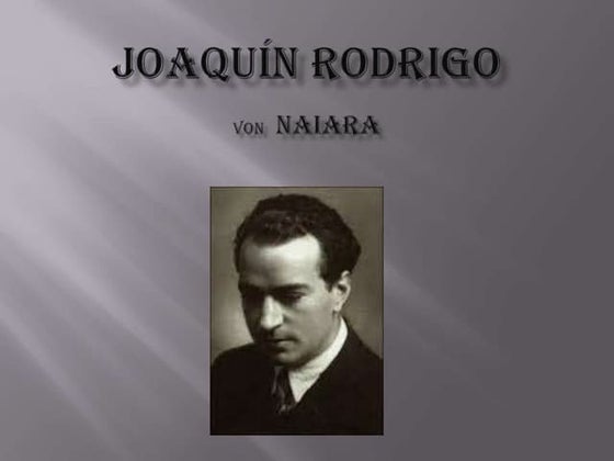 Joaquin rodrigo | PDF